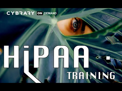 HIPAA (Lesson 3 of 5) | Health Insurance Portability and Accountability Act | Cybrary