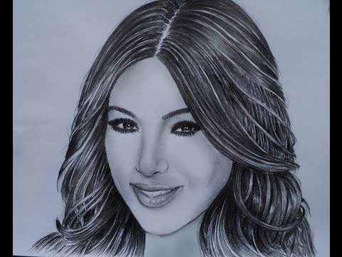 How To Draw Kim Kardashian – I'm Youtuber – Follow my videos to learn ...