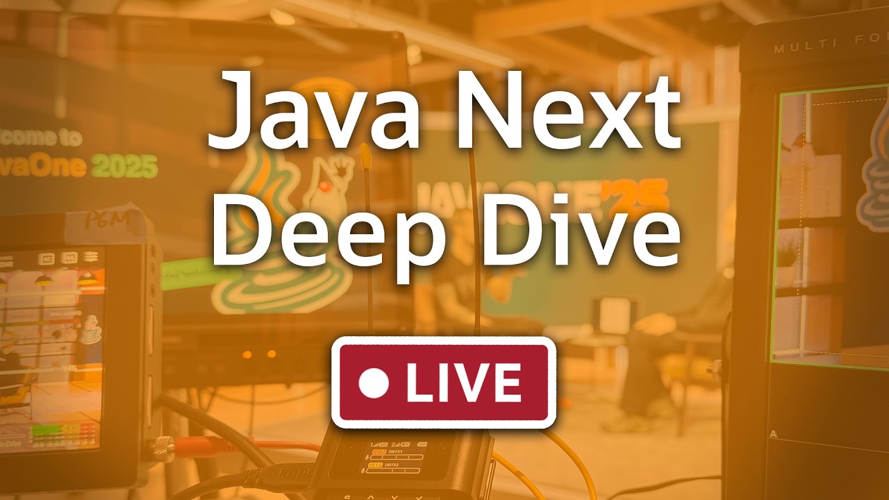 Java Next - Live Stream from JavaOne 2026