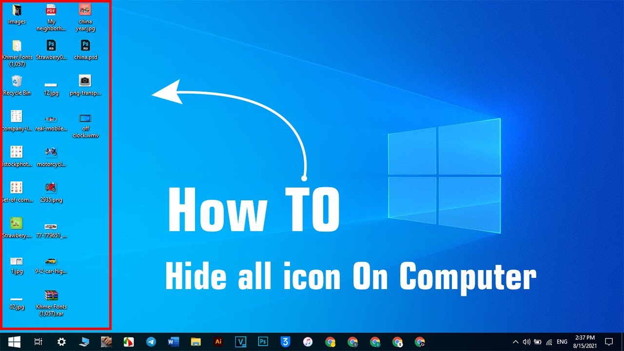 How to Hide all icon On Computer  | Share Knowledge