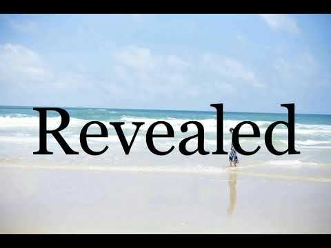 How To Pronounce Revealed🌈🌈🌈🌈🌈🌈Pronunciation Of Revealed