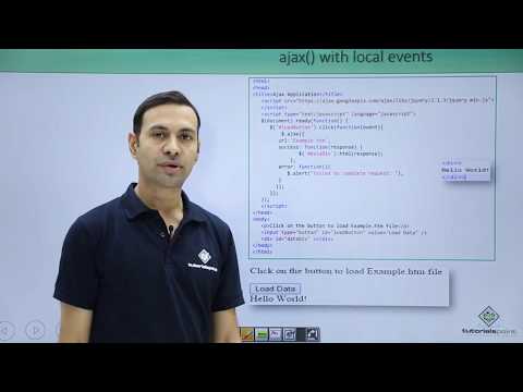 JQuery - Ajax with Local Events