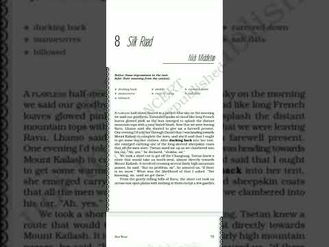 introduction : Silk Road with word meaning.