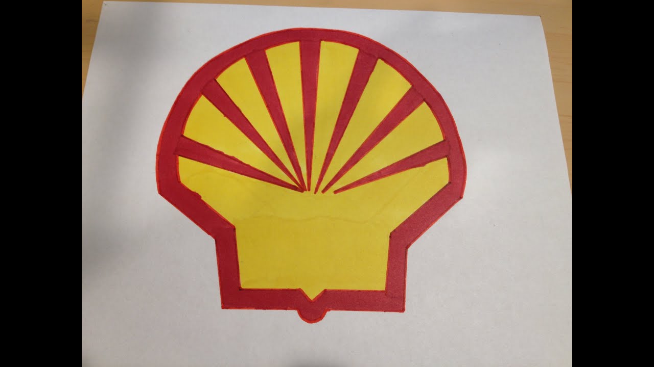 How to Draw the Shell Logo | Logo Drawing
