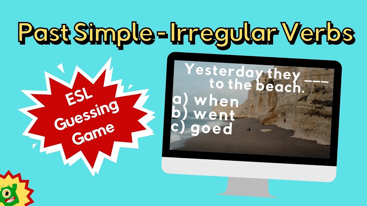 Past Simple ESL Game | Irregular Verbs | Fun Guessing Game