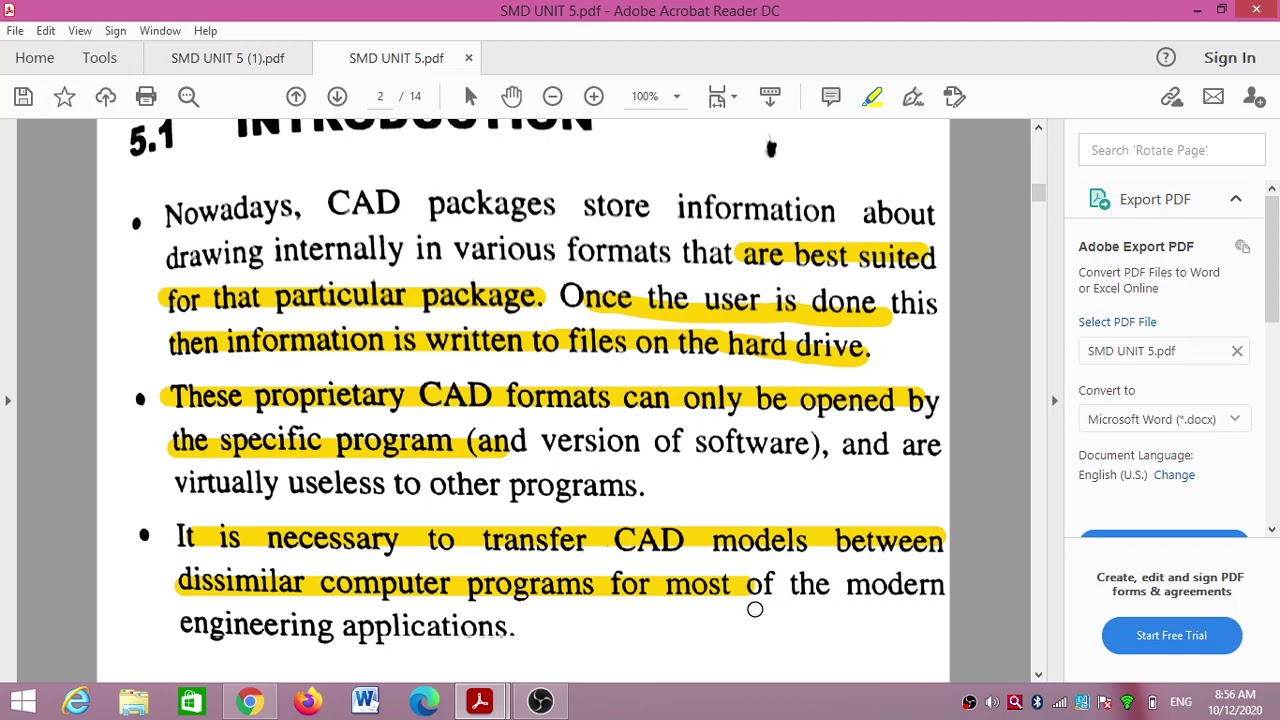 CAD Data Exchange   Introduction and Kernel