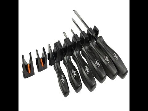 Modular Screwdriver, ratchet and extension organizers by ToolBox Widget