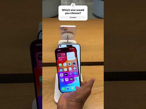 iPhone 15 pro vs Pro Max size difference
