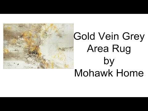 The Gold Vein Grey Abstract Area Rug by Mohawk Home looks great and feels awesome.