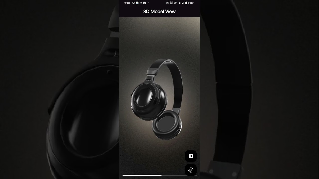 3D Model Viewer App in Flutter | Real-Time 3D Model Interaction