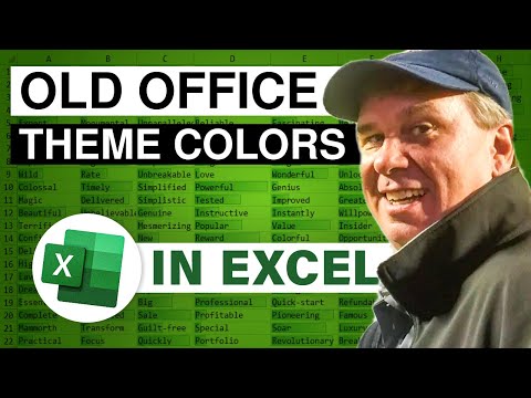 Excel - What Happened to Office Theme Colors?: Episode 1675
