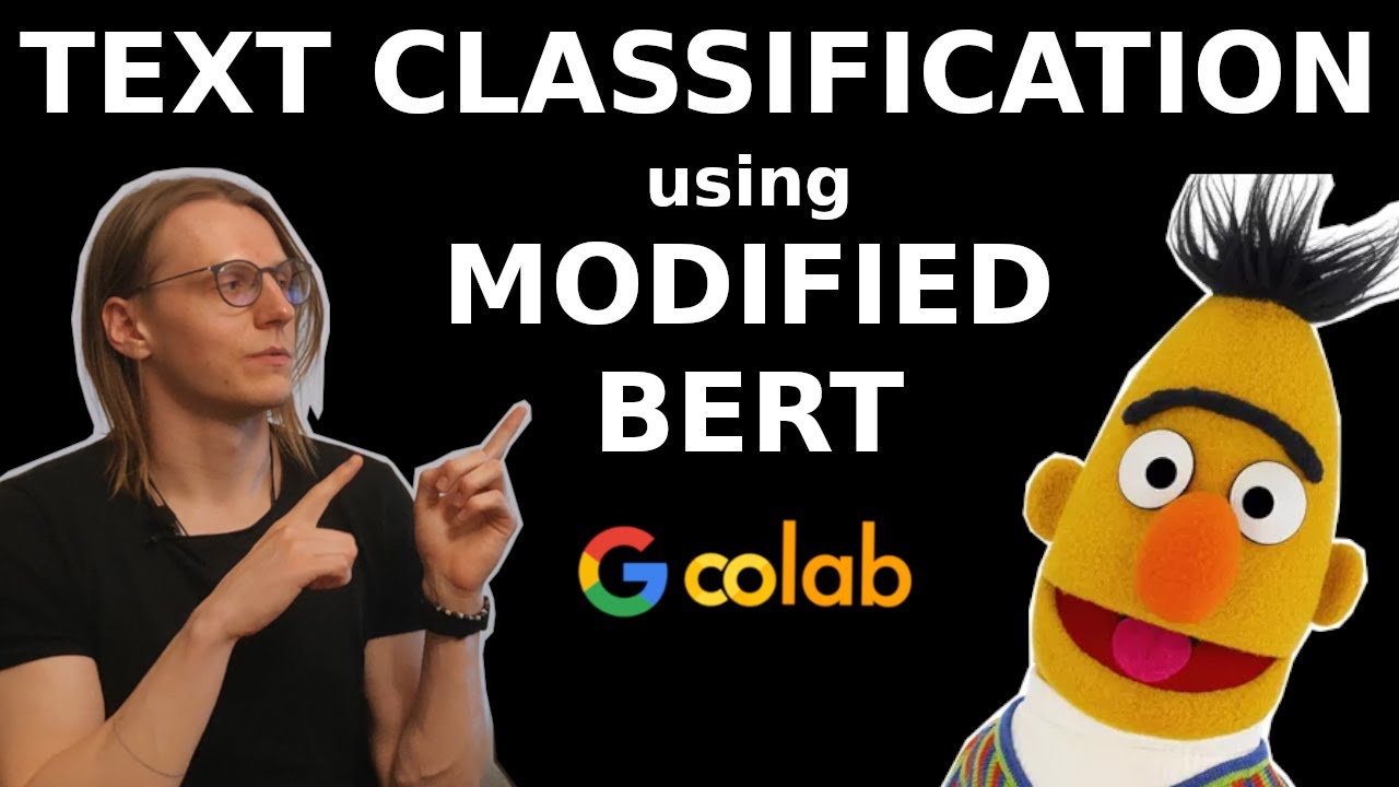 Text Classification using modified BERT | Google Colab
