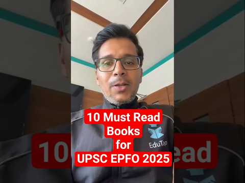 10 Best Books for UPSC EPFO Exam 2025 | UPSC EPFO EO AO and APFC Booklist PDF Free Download | EduTap