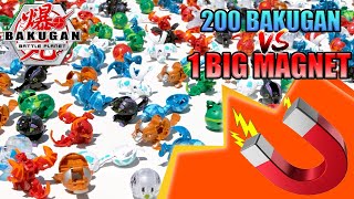 BIG MAGNET VS 200 Bakugan Toys #Shorts