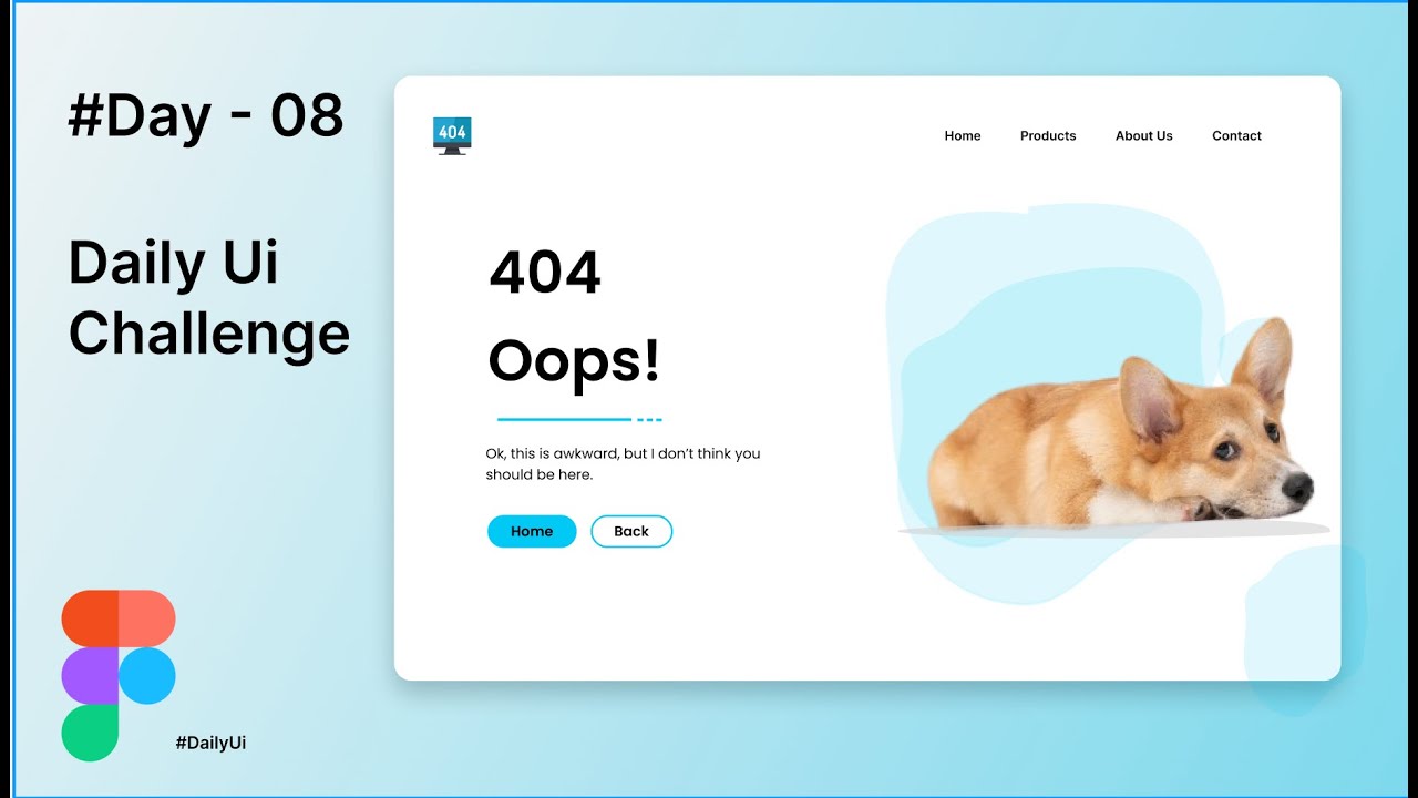 Daily Ui Challenge day 08 | Figma Daily Ui #figma  #viral