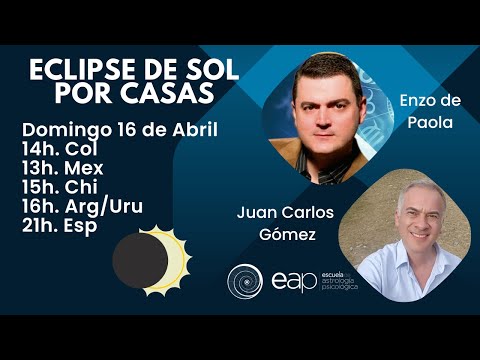 Enzo De Paola: Eclipse de sol por casas. Escuela de Astrología ...