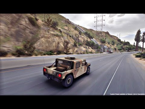 GTA 5 : QuantV Realistic Colorful Ray Tracing Reshade Preset