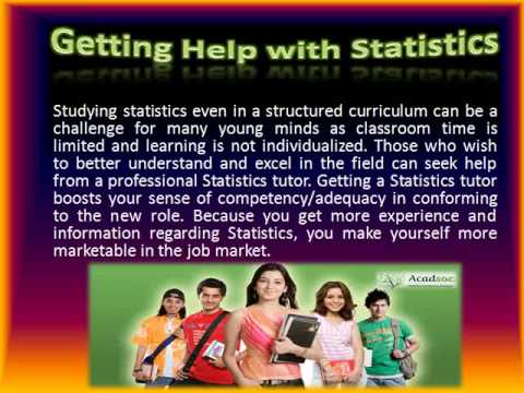 Learn Statistics with Online Statistics Tutors