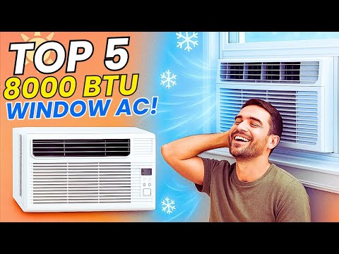 Top 5 Best 8000 BTU Window Air Conditioner 2025!🔥🔥👌