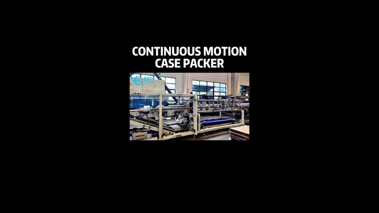 Continuous-motion Wrap Around case packer #casepacker #packer #packingline #machine #foryou
