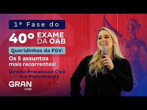 1ª fase do 40º - Queridinhos da FGV: os 5 assuntos mais recorrentes em Direito Constitucional