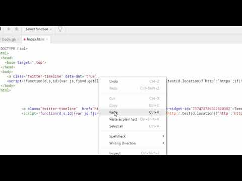 How to embed your Twitter feed directly into New Google Sites