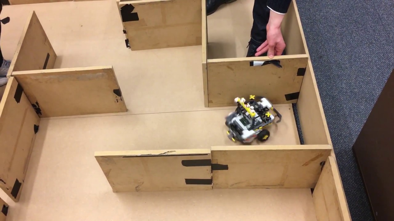 NXT Maze Solver Robot With Pledge Algorithm