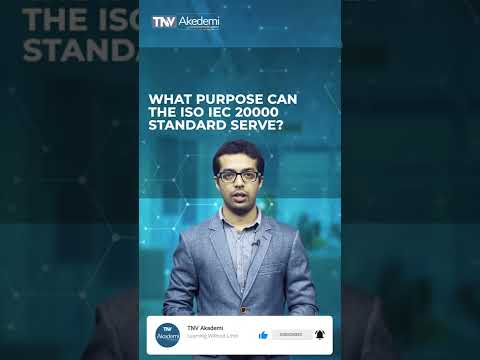 WHAT PURPOSE CAN THE ISO/IEC 20000 STANDARD SERVE?