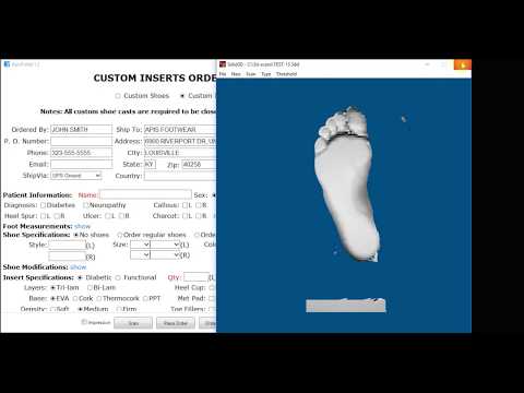 APIS FOOTWEAR 3D SCANNER DEMO