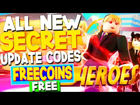 ALL NEW *FREE COINS* UPDATE CODES in HEROES ONLINE WORLD CODES! (Roblox Heroes Online World Codes)