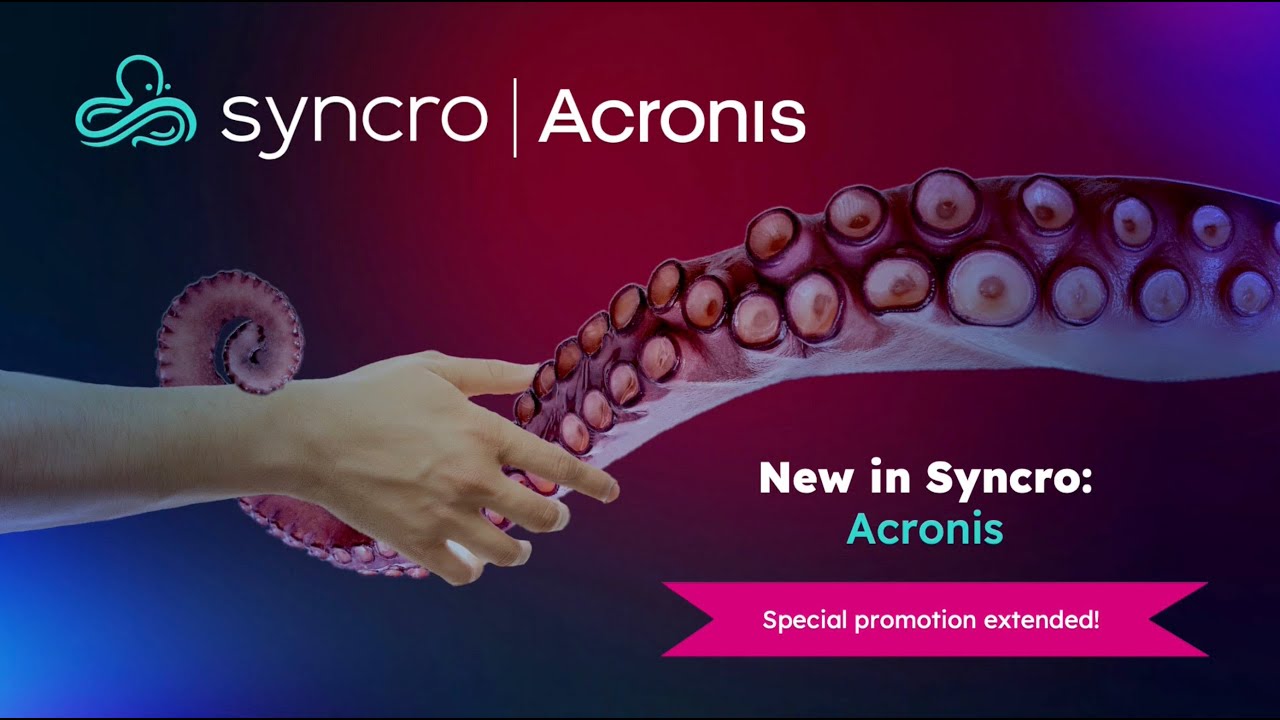 Syncro’s Acronis backup integration