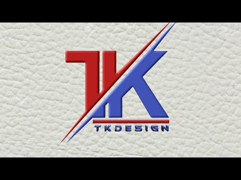 T K Logo Design On Android Phone | Pixellab Logo Design