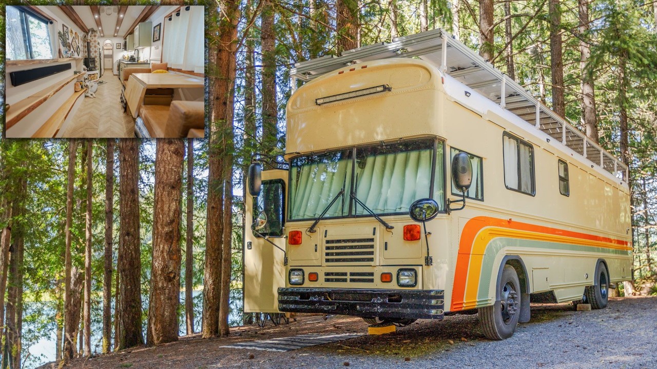 'Home on the Highway' Is a Beautiful Skoolie With Practical Features ...