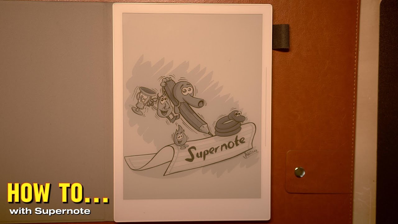 Supernote - How To... Enable screen mirroring