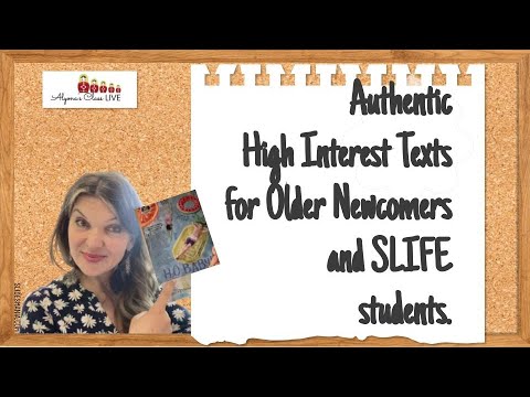 ELL Newcomer. Making authentic texts accessible and fun!