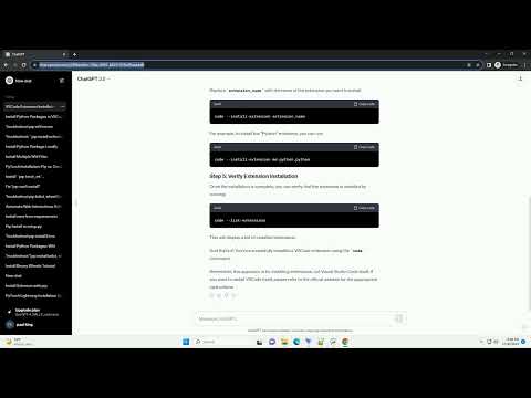 how to pip install vscode
