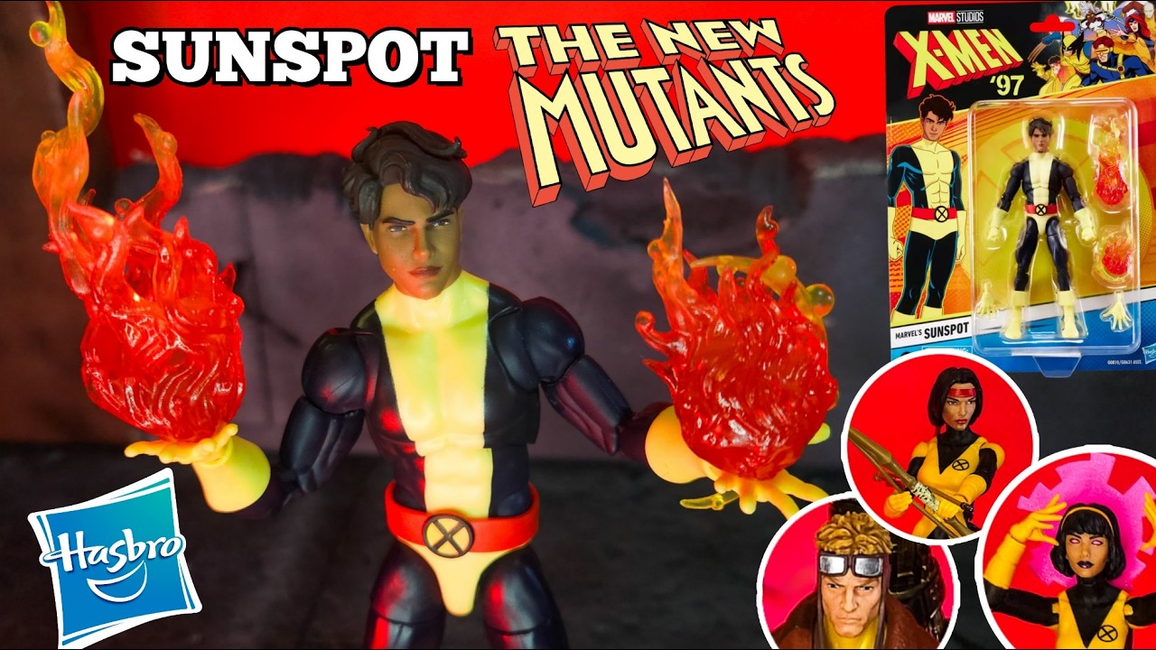 Marvel Legends X-men '97 Sunspot Review - New Mutants Army Builder or Not?