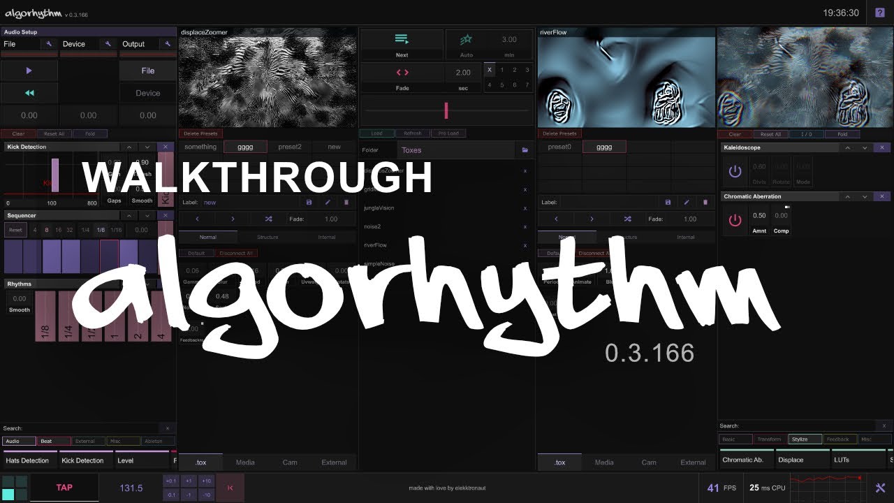 elekktronaut - algorhythm v 0.316 – Walkthrough