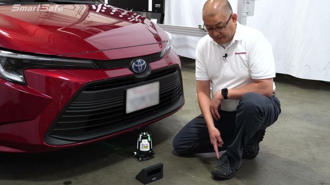 Calibrating a 2023 Toyota Corolla Hybrid Front Recognition Camera using ADAS Mobile