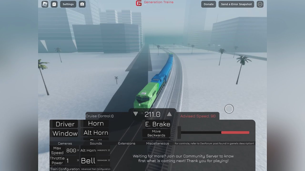 Generation trains crashes part one