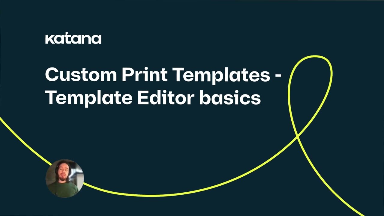 Custom Print Templates: Template Editor Basics (Episode 115) | Katana Cloud Inventory