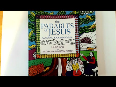 Flip Through of The Parables of Jesus Coloring Book