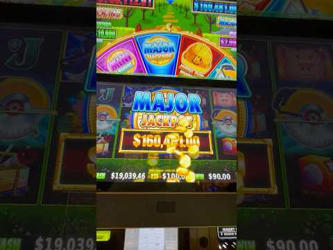 $160,000 Jackpot Unlocked! Huff n' More Puff Adventure! #slotmachine #gambling