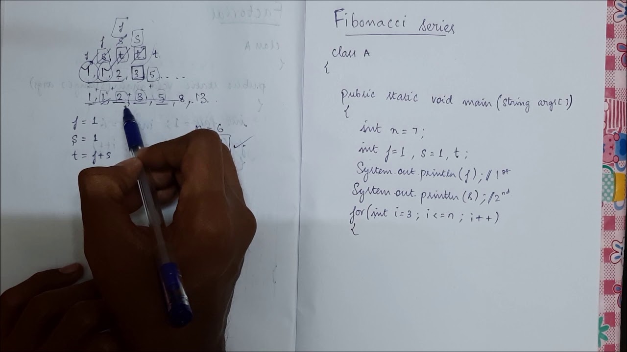 Java program to print Fibonacci Series | Java