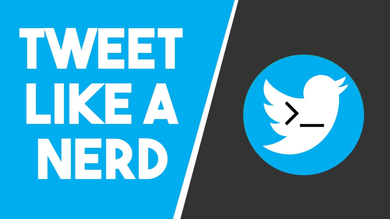 Use Twitter from the Terminal