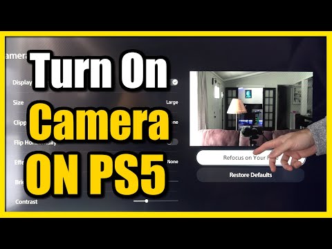 How to Turn On PS5 Camera for Live Streams (Settings & Moving)