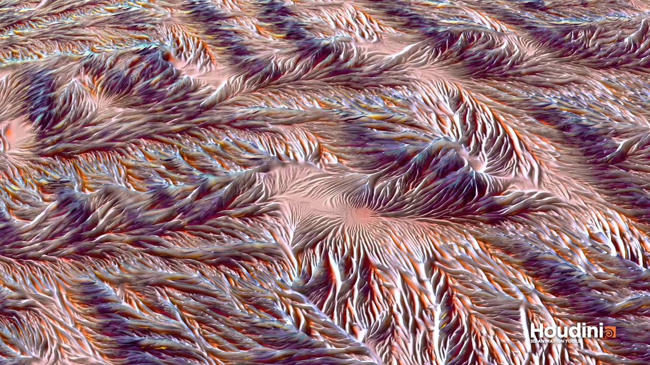 High Resolution 'Smoke' Reaction-Diffusion Displacement