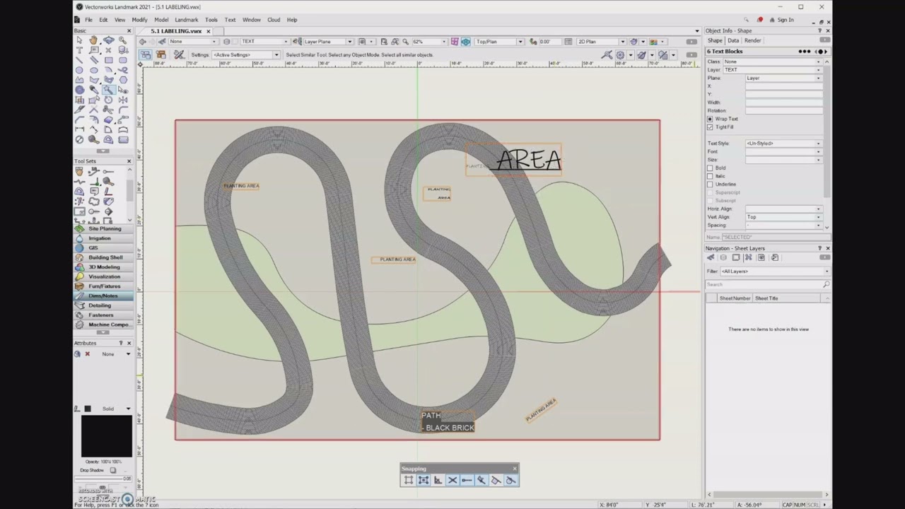 5.1c Text styles - Vectorworks 2023