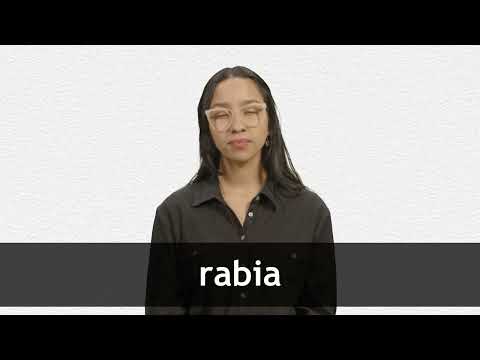 How to pronounce RABIA in Latin American Spanish