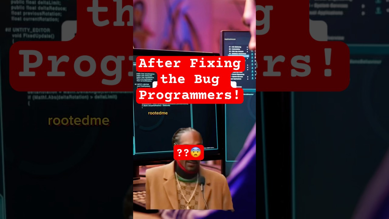 After Fixing the Bug Programmers!